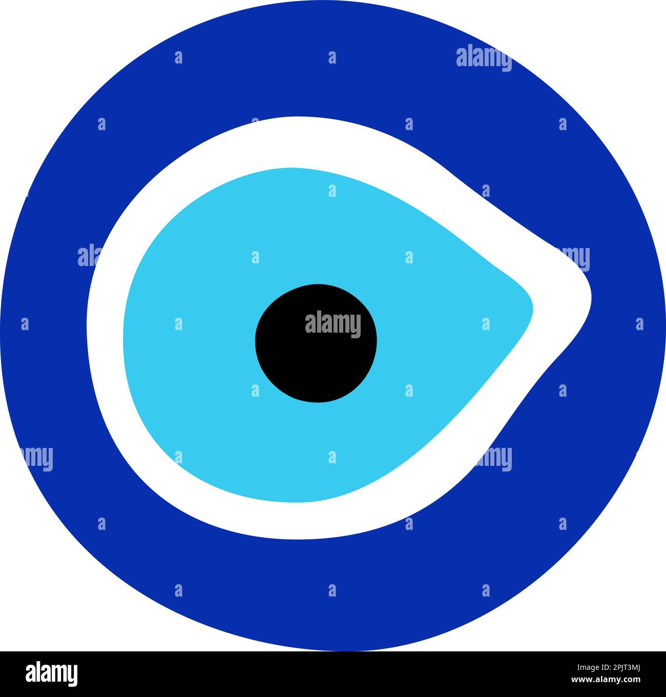 Evil eye talisman icon. Turkish or greek eye symbol. Greece ethnic ...