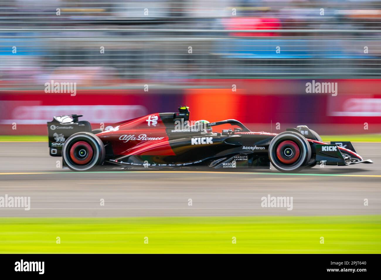 Melbourne, Australia. 31st March 2023. Formula 1 driver Zhou Guanyu ...