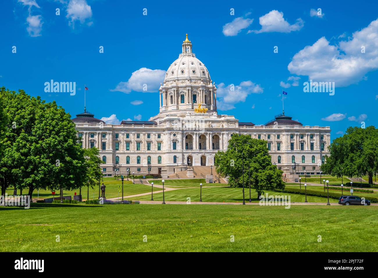 Minnesota, MN, USA - June 8, 2022: The huge outside preserve grounds of ...