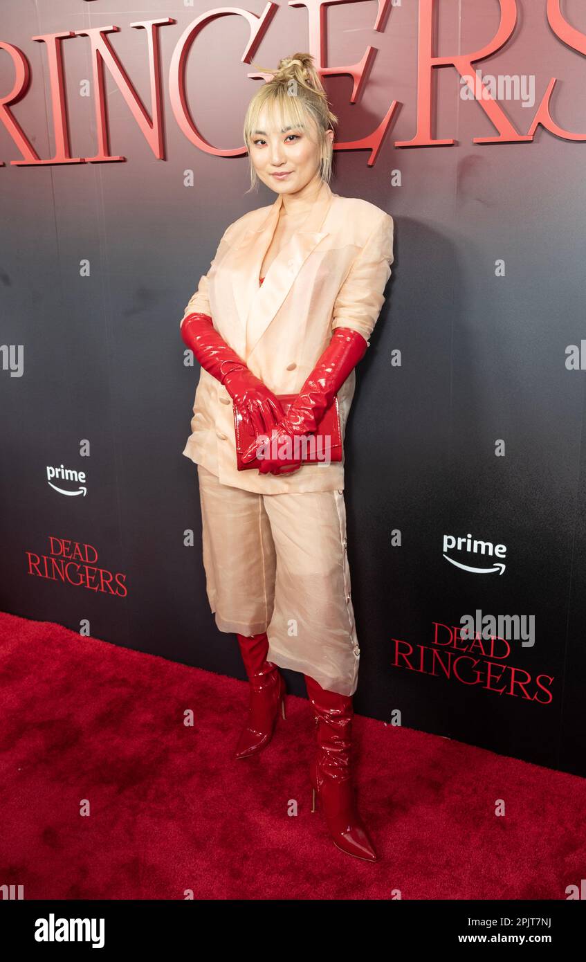 Poppy Liu attends Amazon Prime Video's "Dead Ringers" world premiere at ...