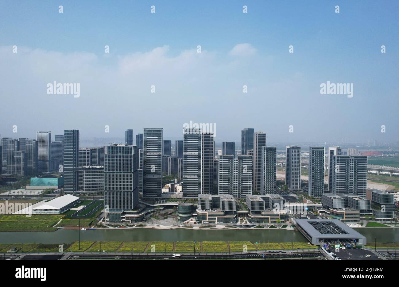 HANGZHOU, CHINA - APRIL 4, 2023 - The Hangzhou Asian Games Village ...