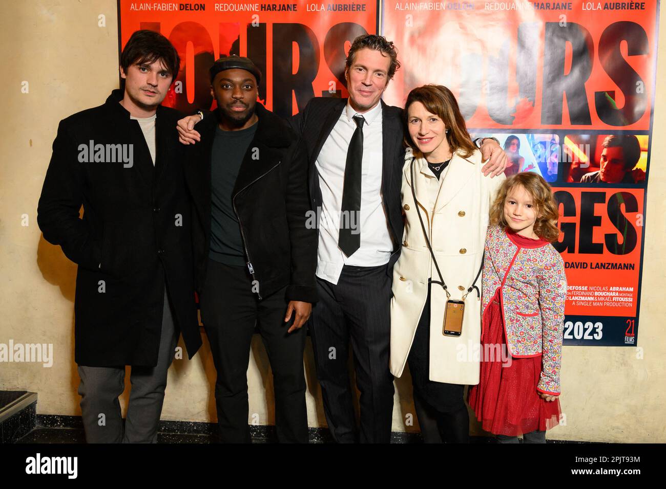 Paris, France. 03rd Apr, 2023. Alain-Fabien Delon, a guest, David ...