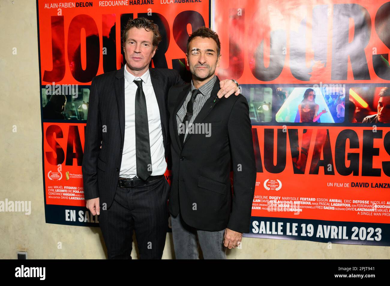 Paris, France. 03rd Apr, 2023. David Lanzmann and Mikael Fitoussi ...