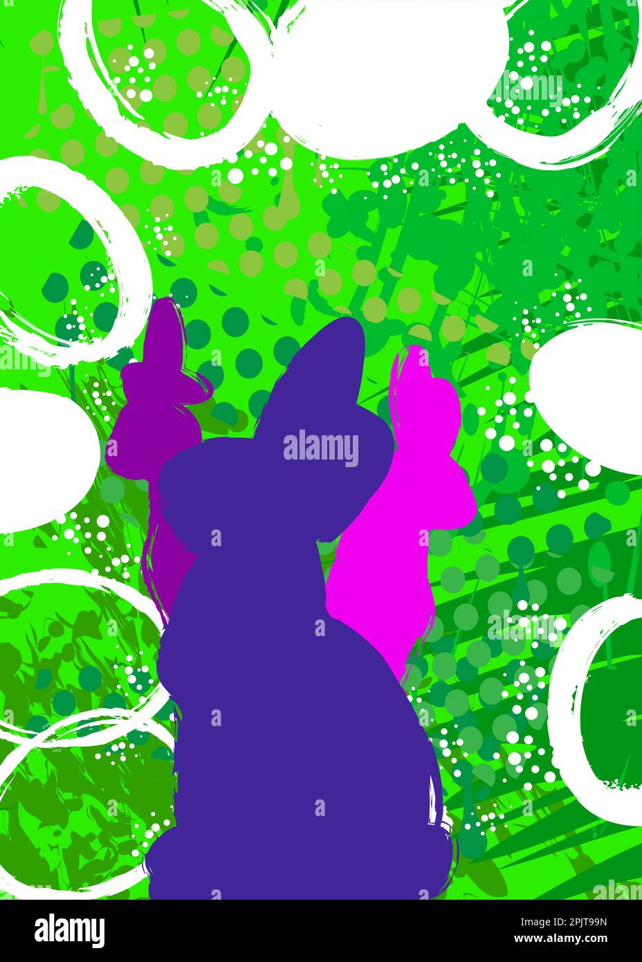 Abstract Easter Graffiti background. Modern street art holiday ...