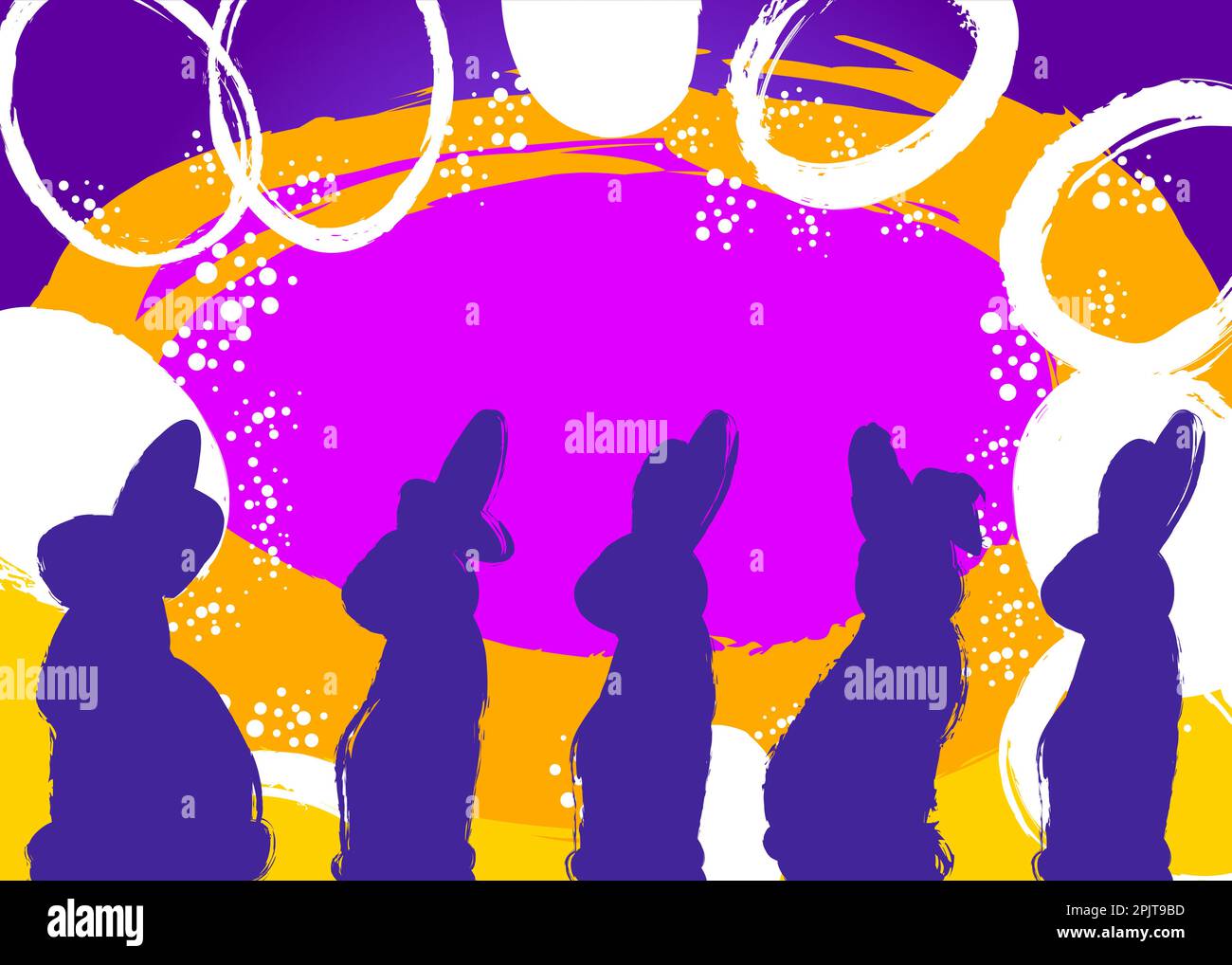 Abstract Easter Graffiti background. Modern street art holiday ...
