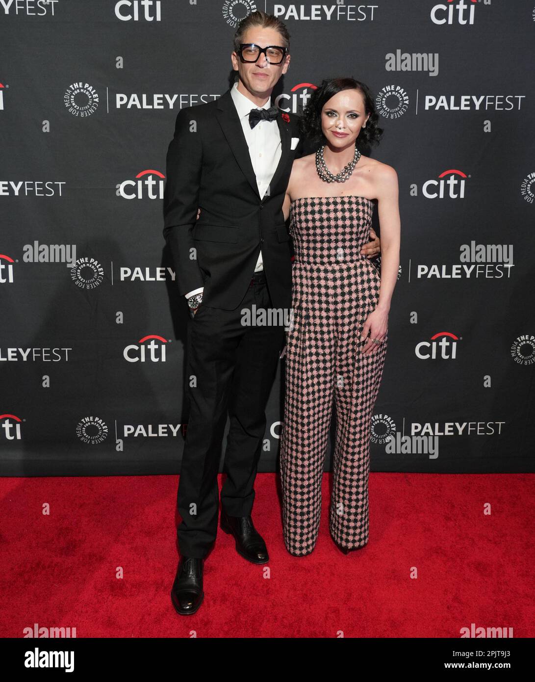 Los Angeles, USA. 03rd Apr, 2023. (L-R) Mark Hampton and Christina ...