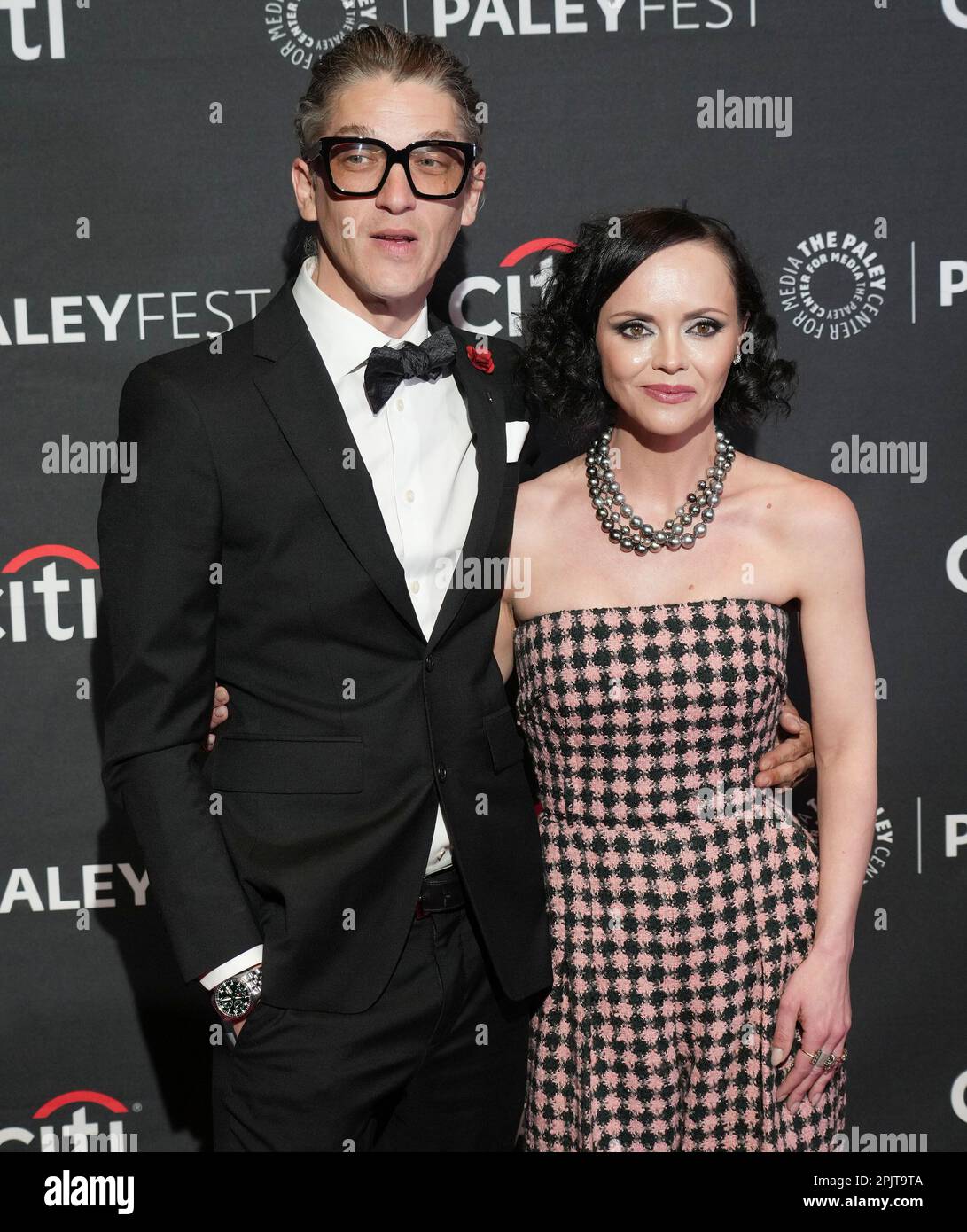 Los Angeles, USA. 03rd Apr, 2023. (L-R) Mark Hampton and Christina ...