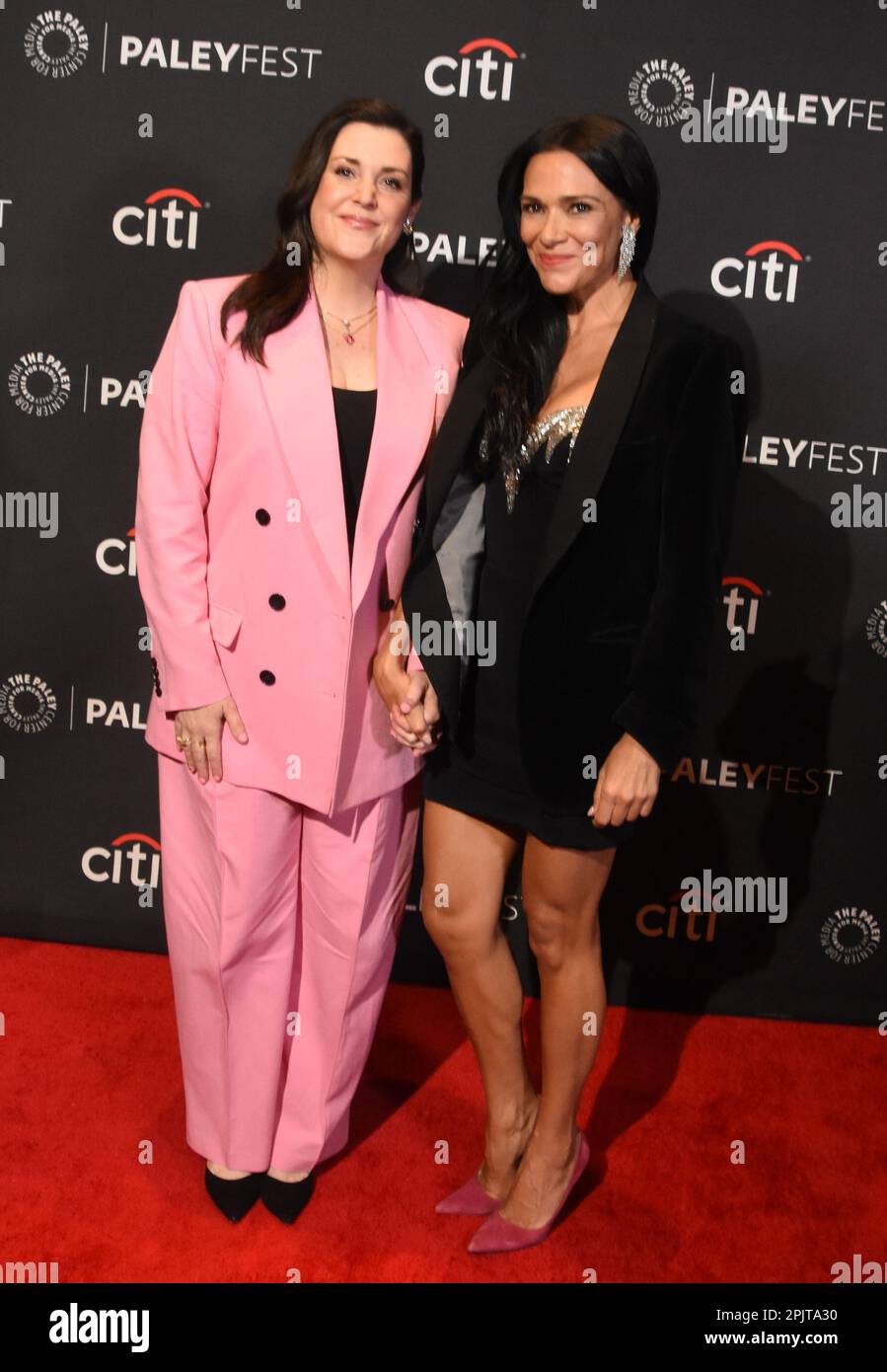 Hollywood, California, USA 3rd April 2023 (L-R) Actress Melanie Lynskey ...
