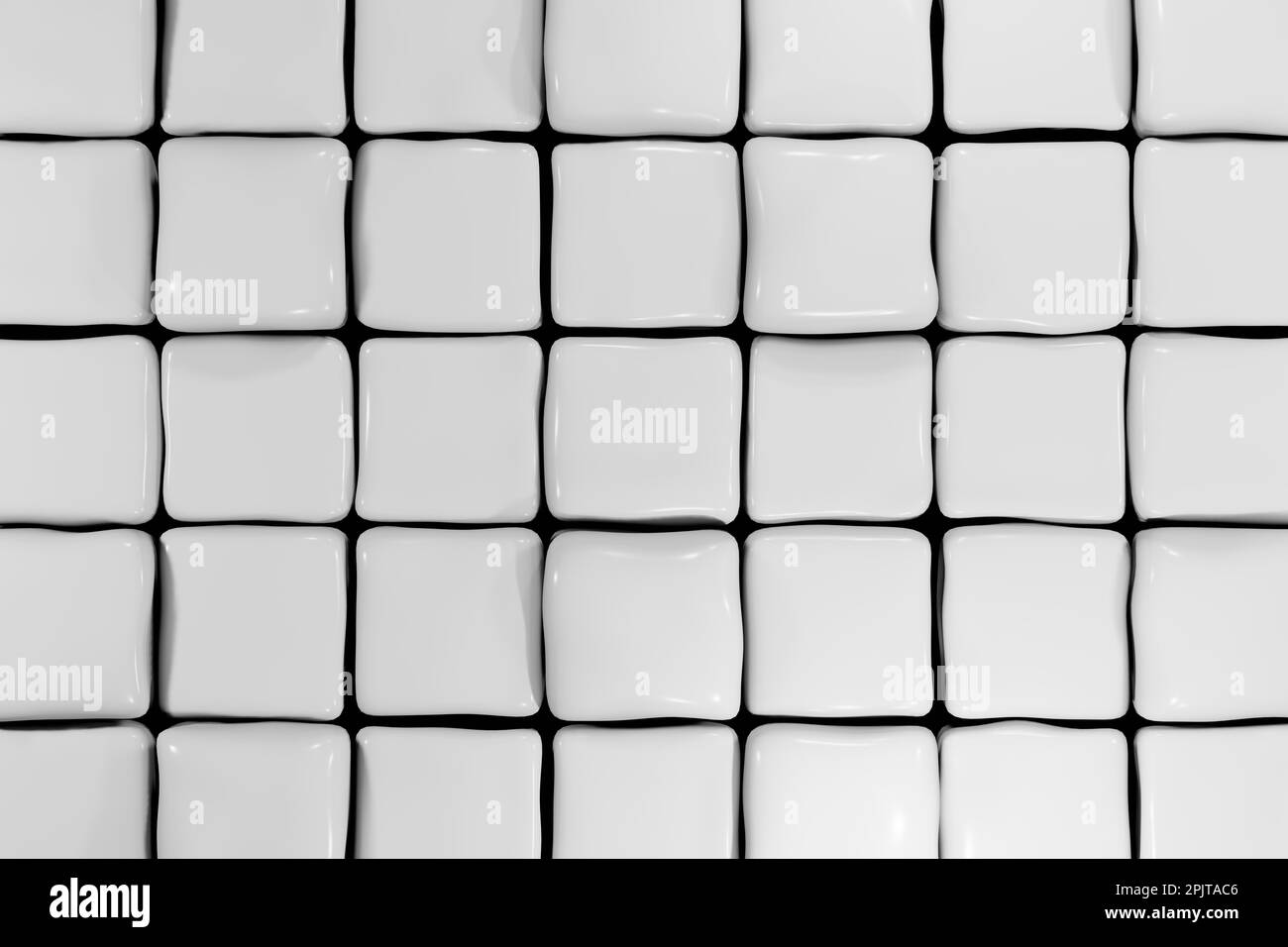 Abstract Background With Soft White Cubes Jelly White Cubes Background 3d Render Colorful