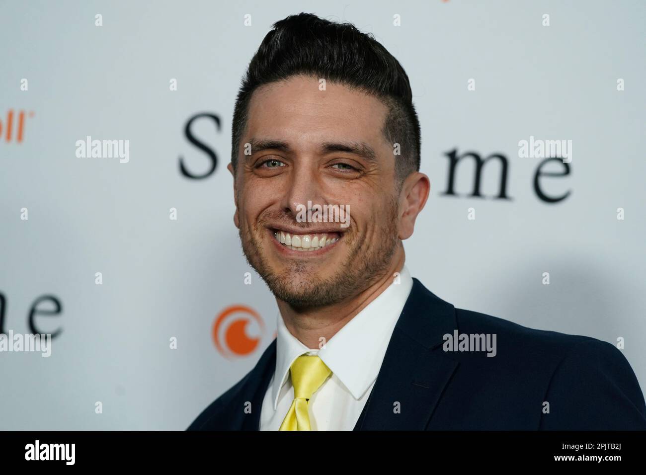 Josh Keaton arrives at the premiere of "Suzume" on Monday, April 3 ...