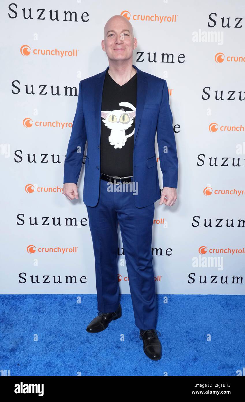Bill Millsap arrives at the premiere of "Suzume" on Monday, April 3 ...
