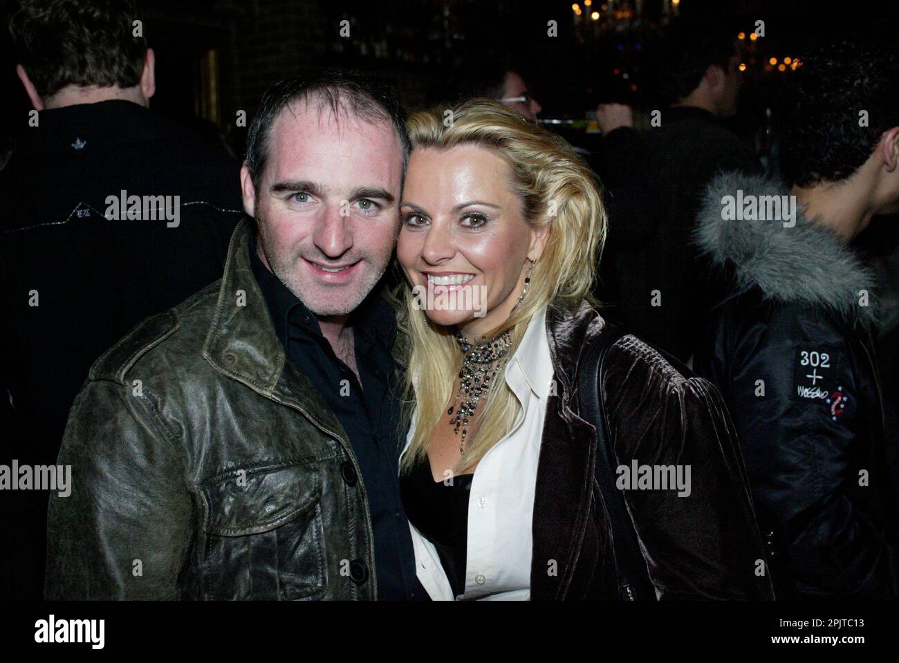 AJ Rochester (right) and Martin Gleave at the Ed Hardy fashion parade ...