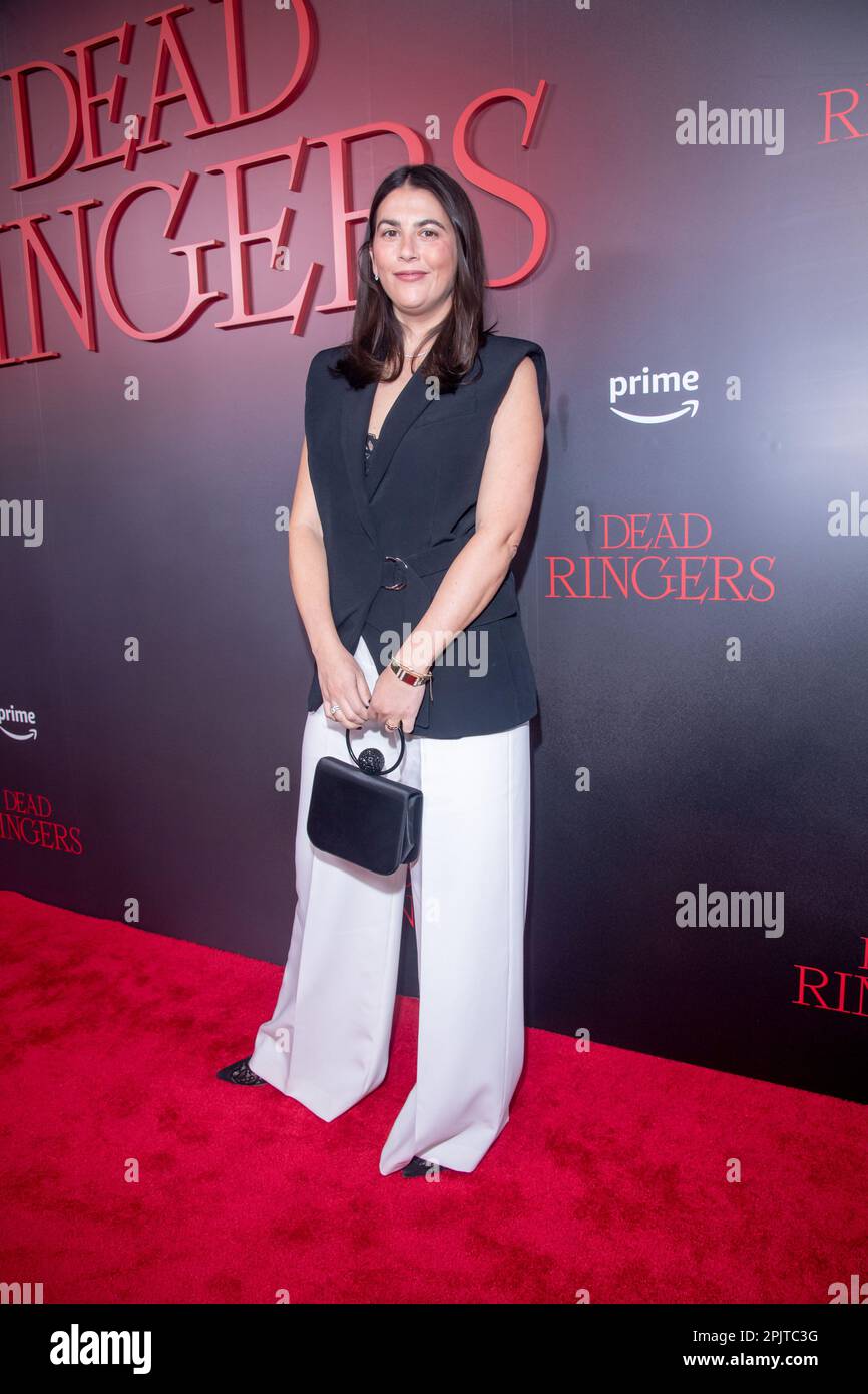 NEW YORK, NEW YORK - APRIL 03: Ali Krug attends the world premiere of ...
