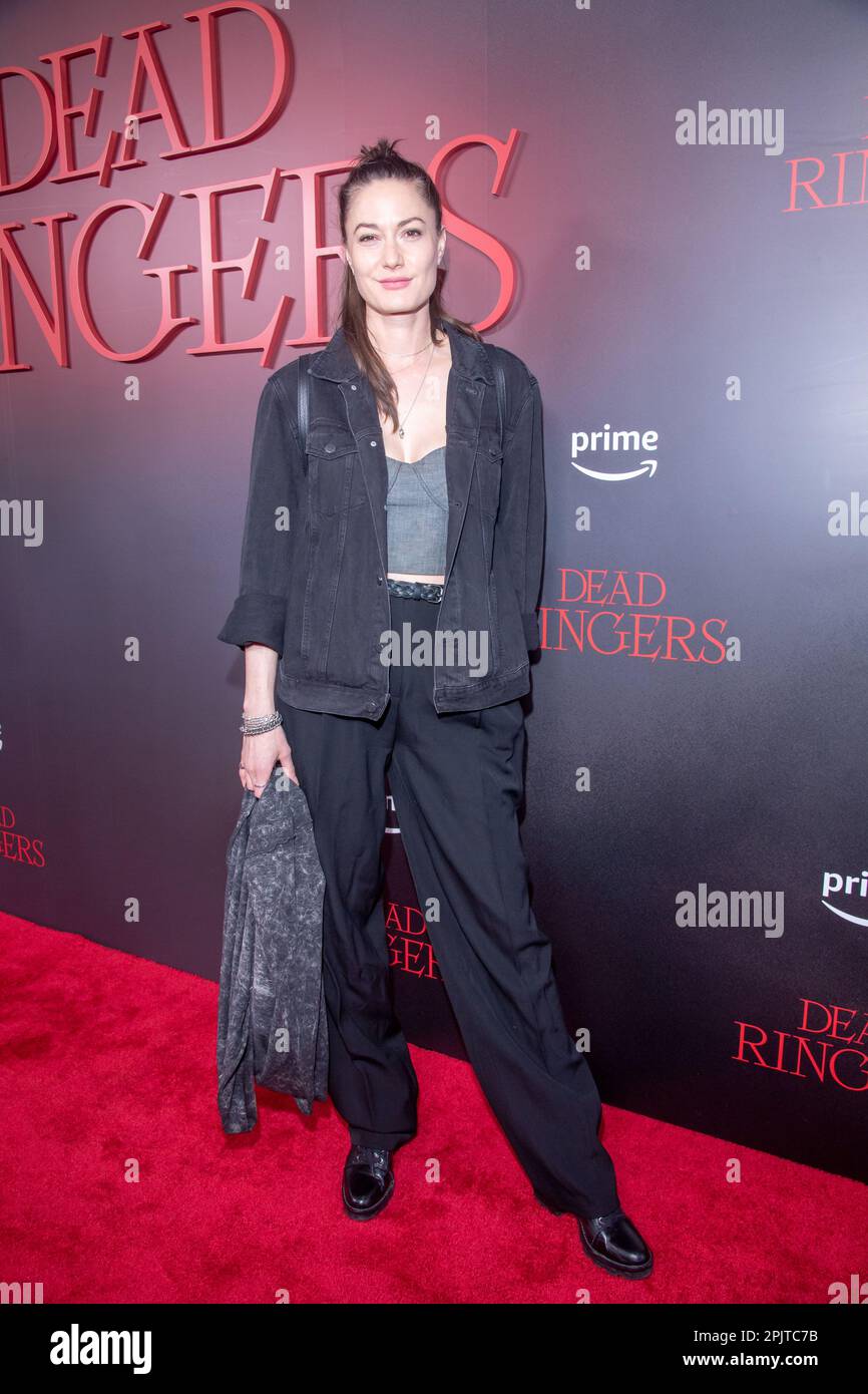 NEW YORK, NEW YORK - APRIL 03: Erinn Ruth attends the world premiere of ...