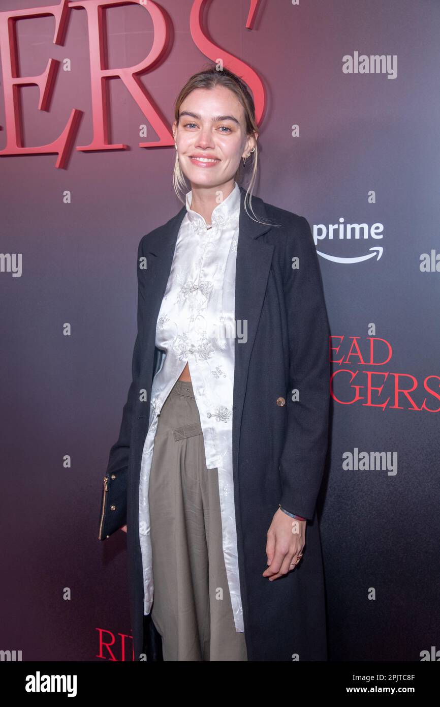 NEW YORK, NEW YORK - APRIL 03: Joanna Halpin attends the world premiere ...