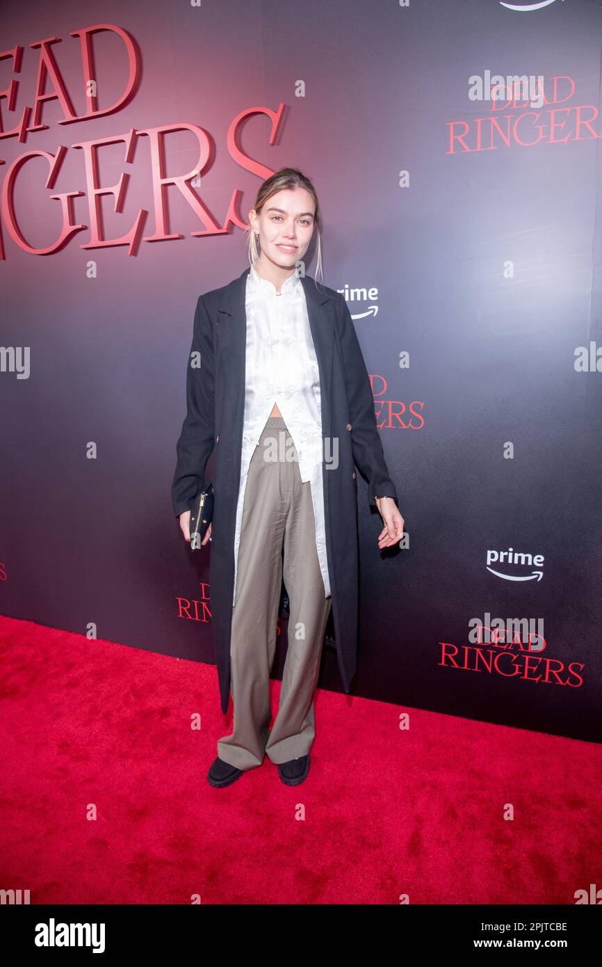 NEW YORK, NEW YORK - APRIL 03: Joanna Halpin attends the world premiere ...