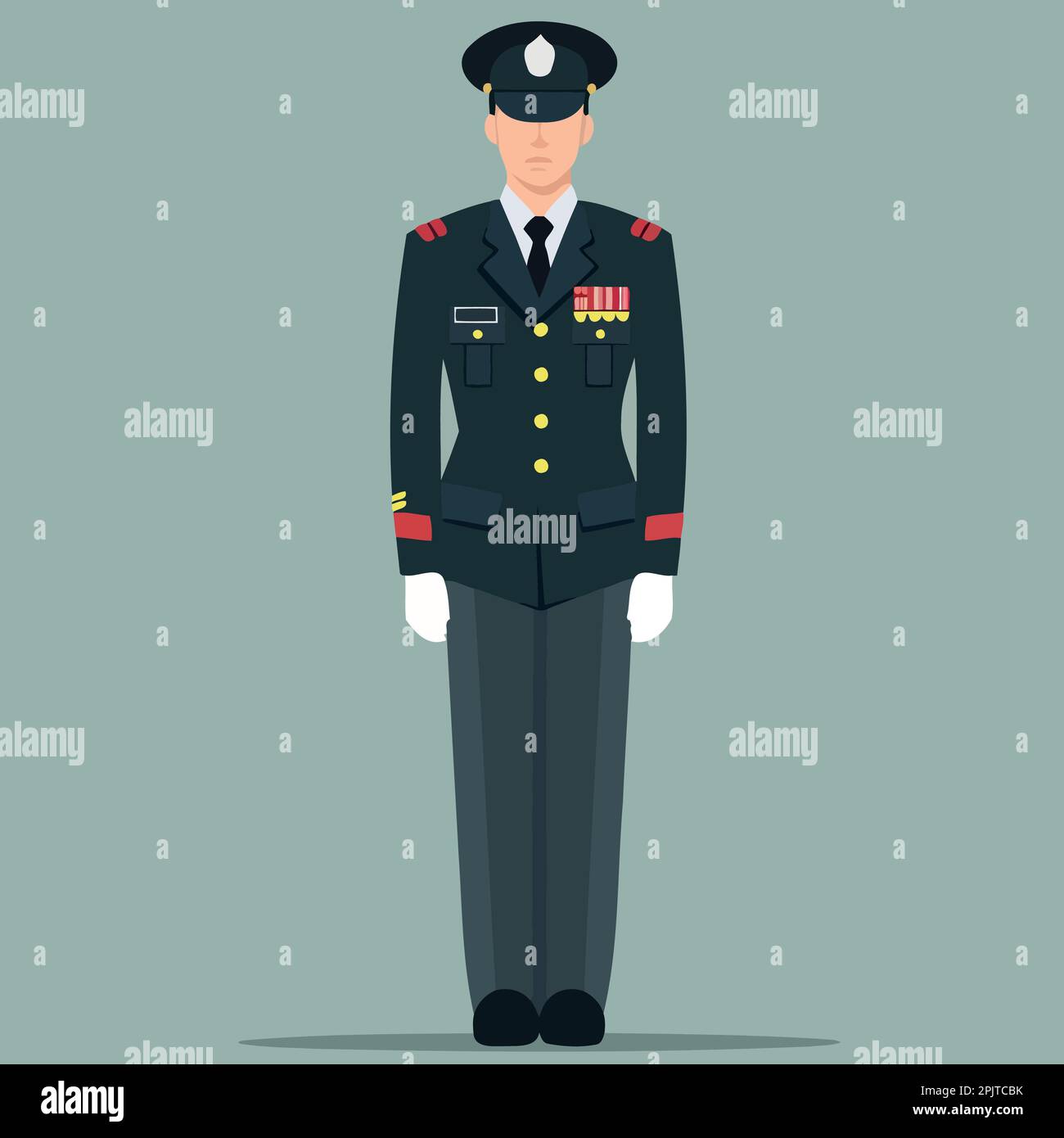 Military Dress Uniform Clipart