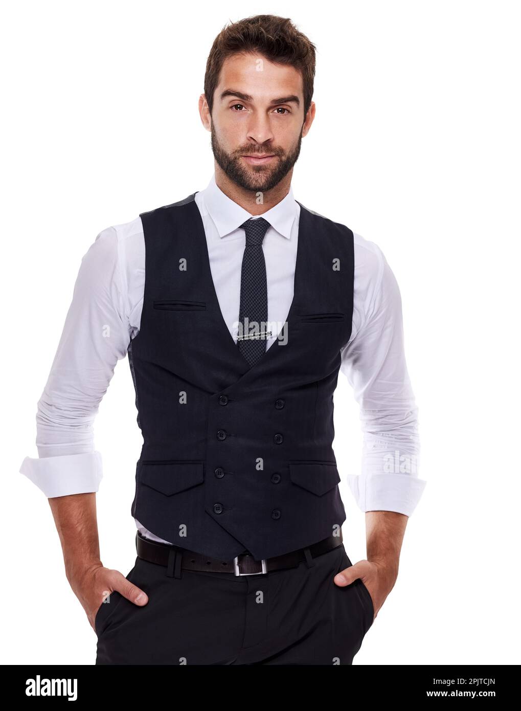 Manners maketh the man. Full length portrait of a well dressed young ...