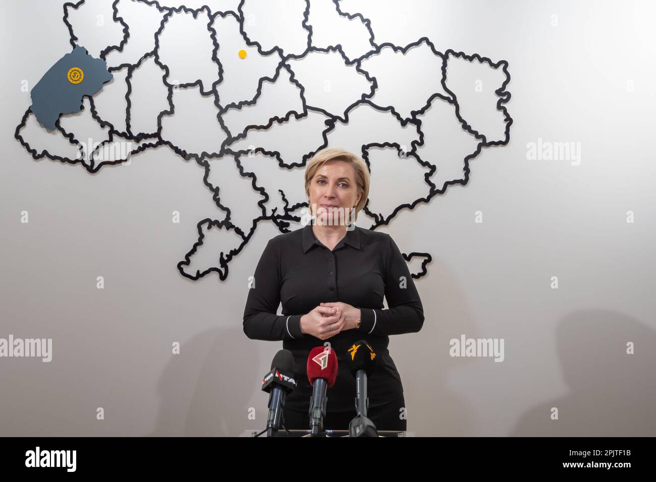 Lviv, Ukraine. 4th Mar, 2023. Iryna Vereshchuk, Deputy Prime Minister ...