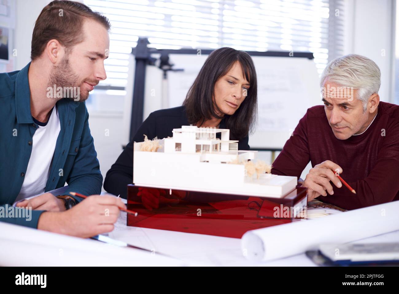 We need to examine the model before the plans go ahead. three ...