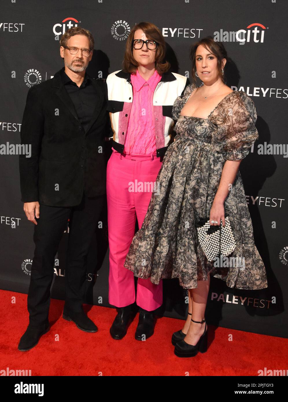 Hollywood, California, USA 3rd April 2023 (L-R) Showrunners/Executive ...