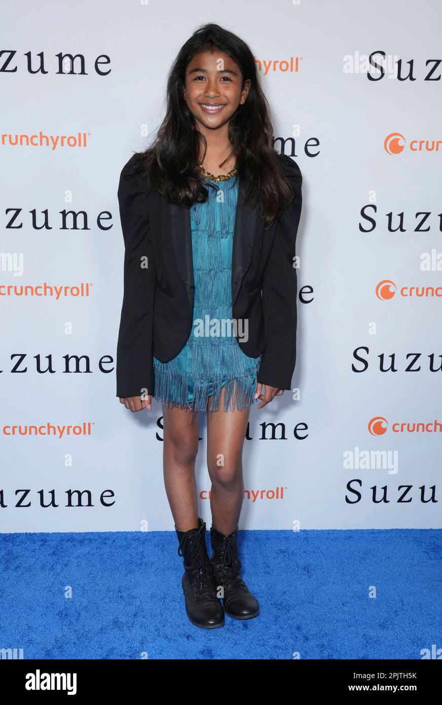 Micaiah Chen arrives at the premiere of "Suzume" on Monday, April 3 ...