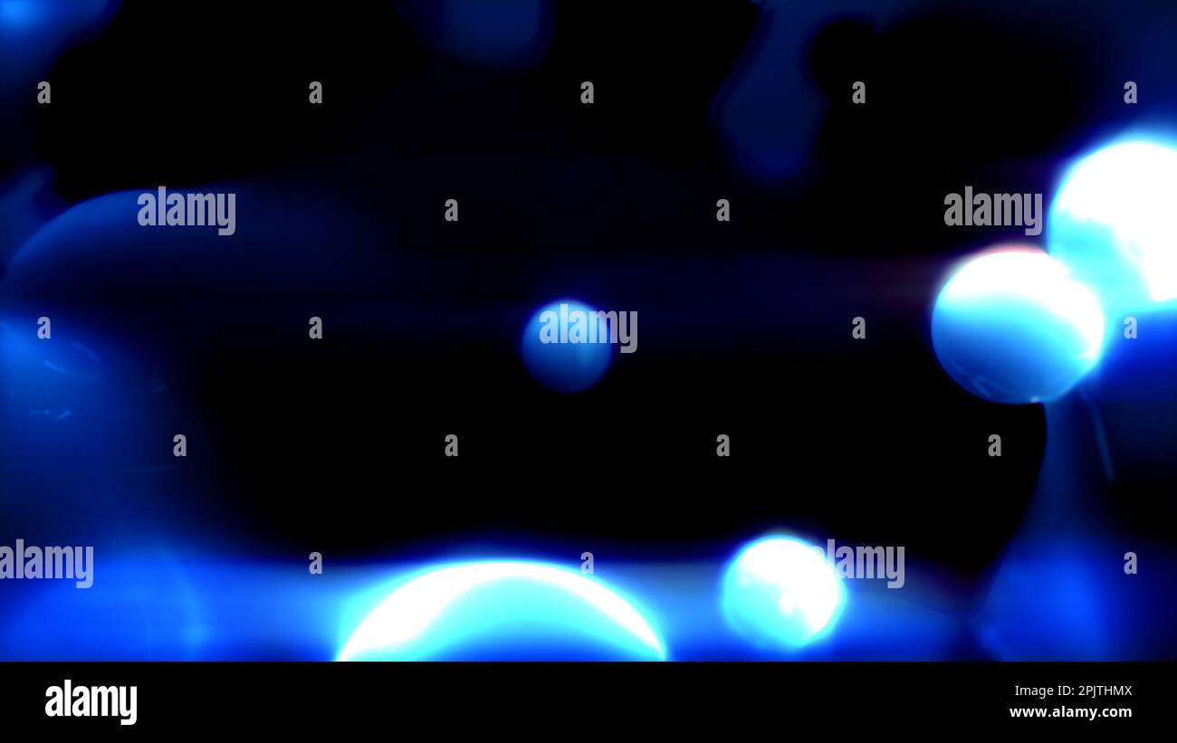 laser blue limpid glass balls with intensive shine - abstract 3D ...