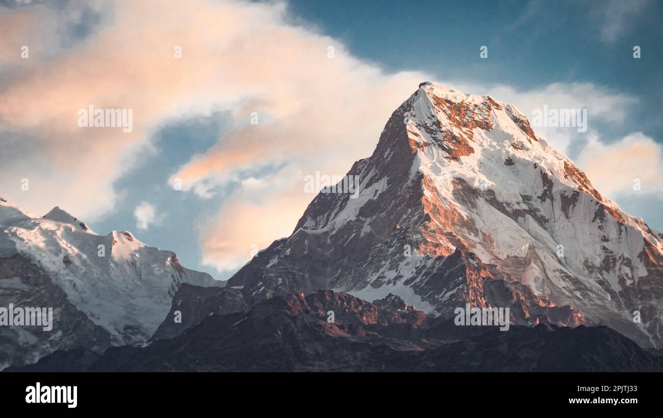 14 peaks nepal hi-res stock photography and images - Alamy