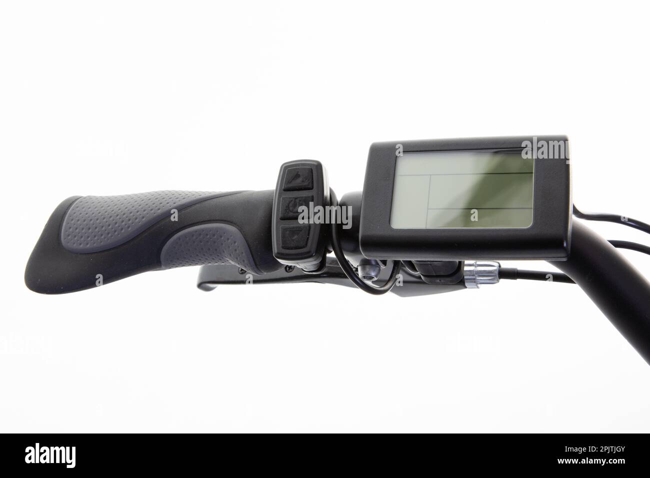 switch power e-bike electric technology in white background Stock Photo ...