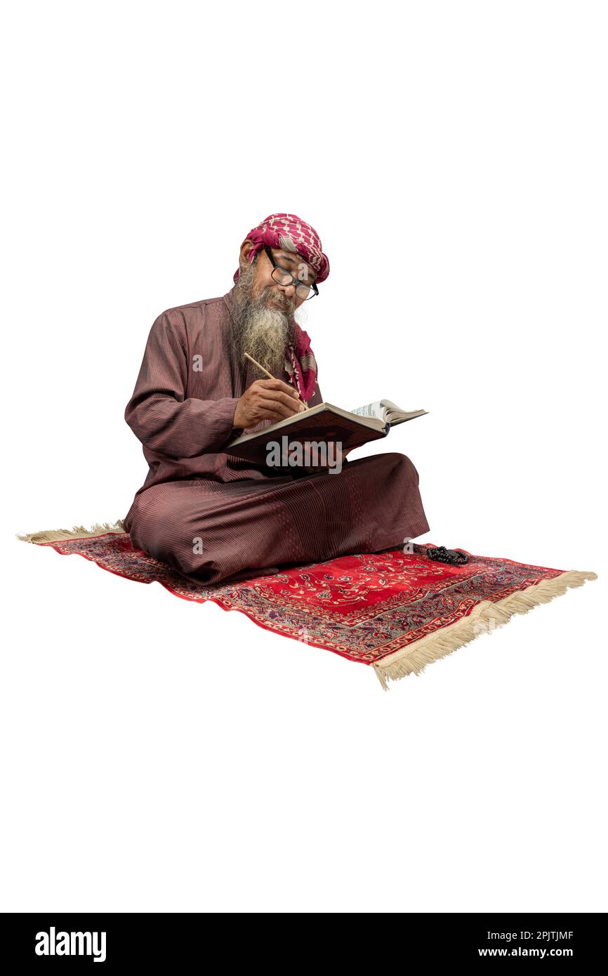 Old muslim arab man Cut Out Stock Images & Pictures - Alamy