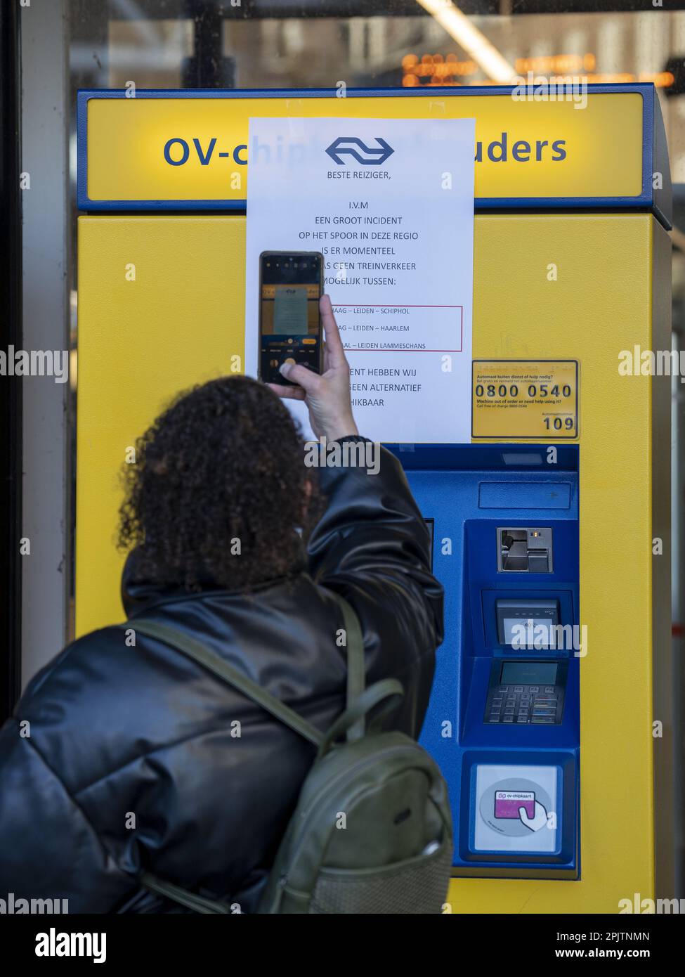 LEAD - There are no trains to and from Leiden Central. This was due to ...