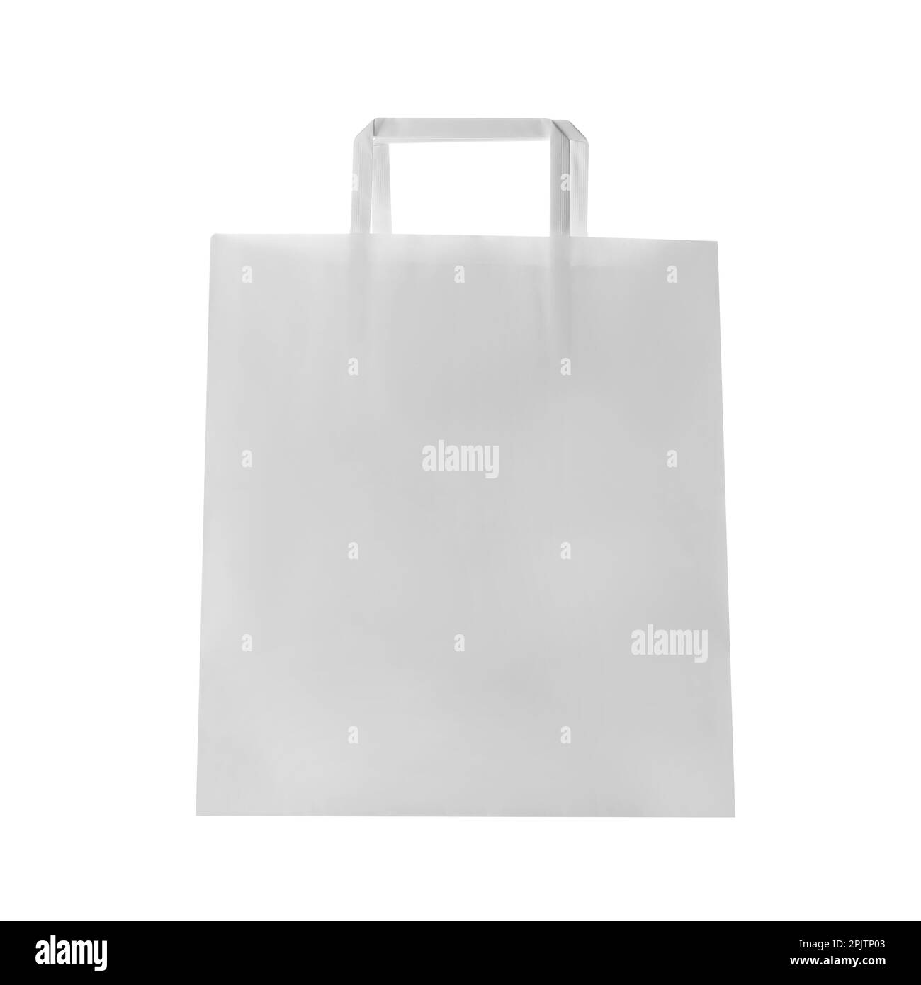 Blank paper bag on white background. Space for design Stock Photo - Alamy