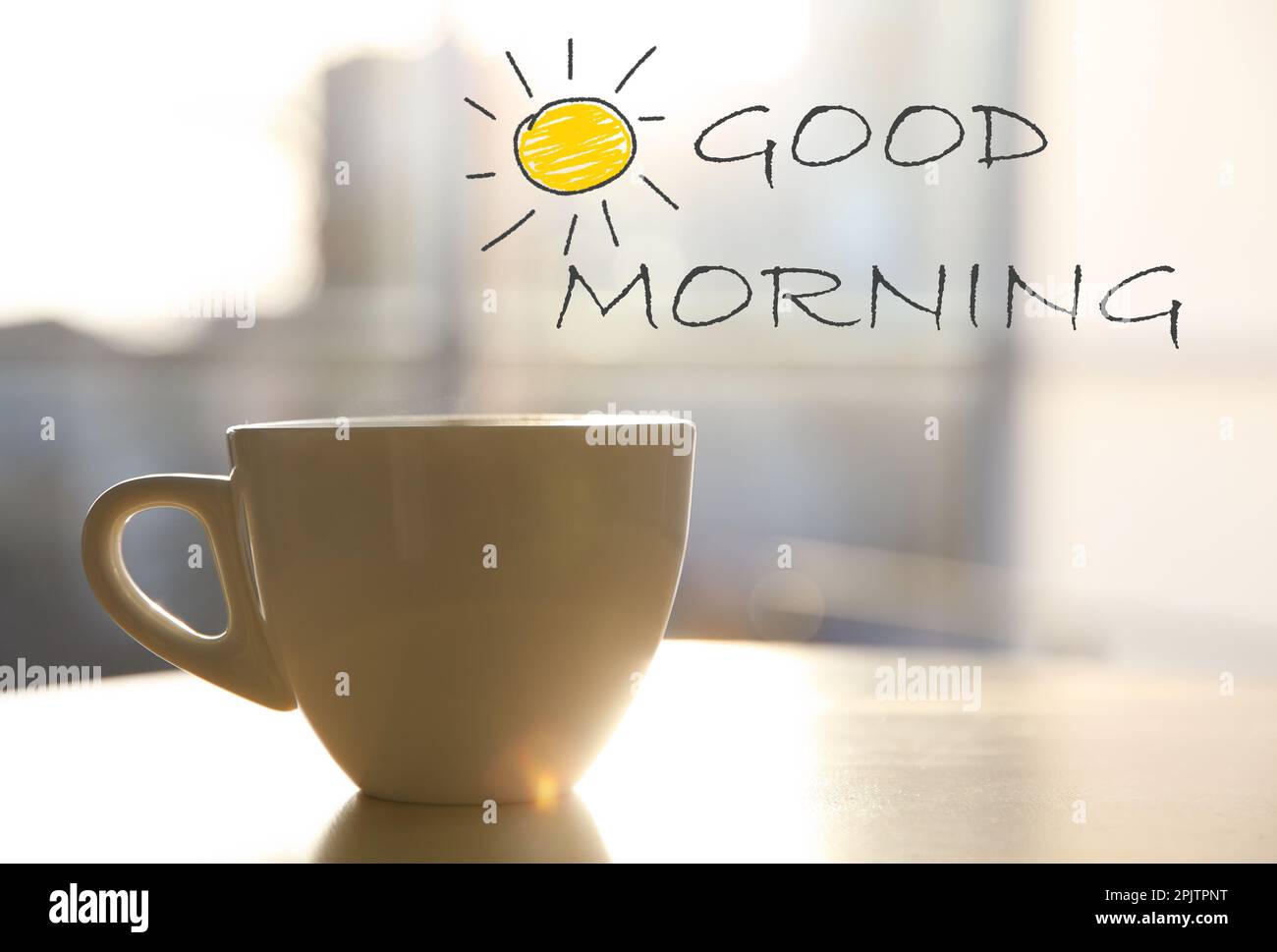 Good morning cup hi-res stock photography and images - Alamy