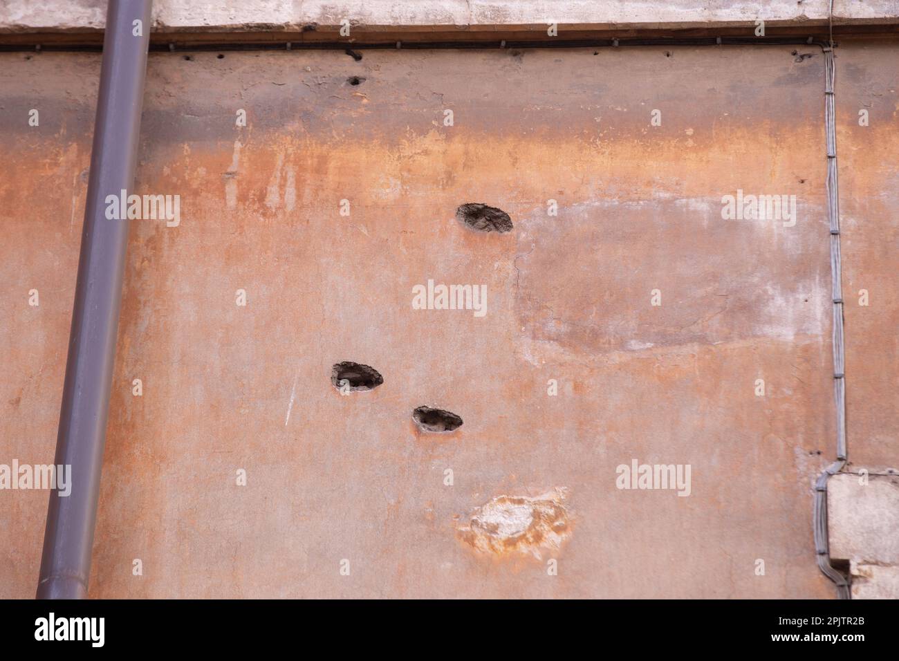 Rome, Italy. 03rd Apr, 2023. The building in Via Rasella which still ...