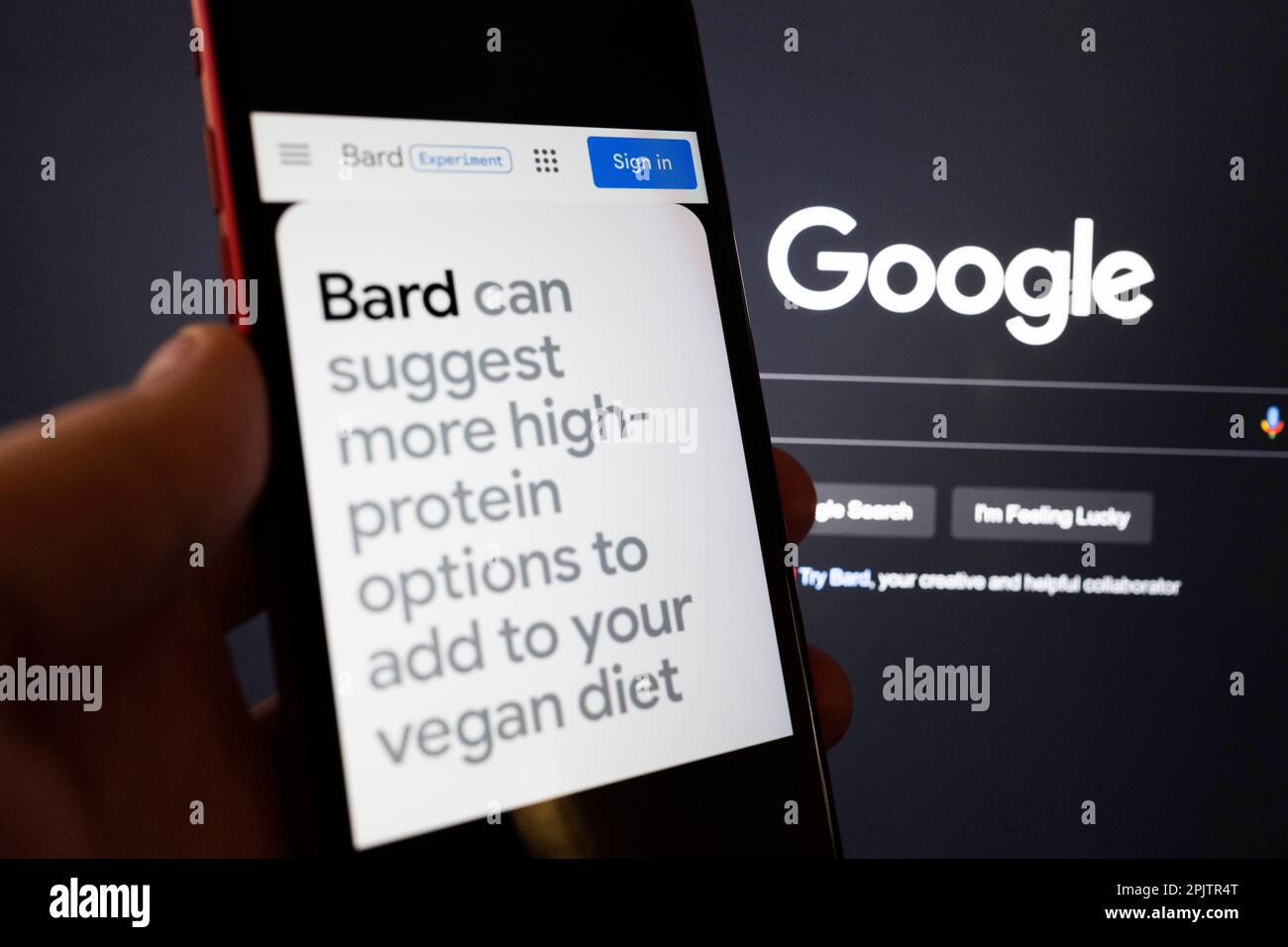 San Francisco California USA 3rd Apr 2023 Google Bard Alphabet s san-francisco-california-usa-3rd-apr-2023-google-bard-alphabet-s