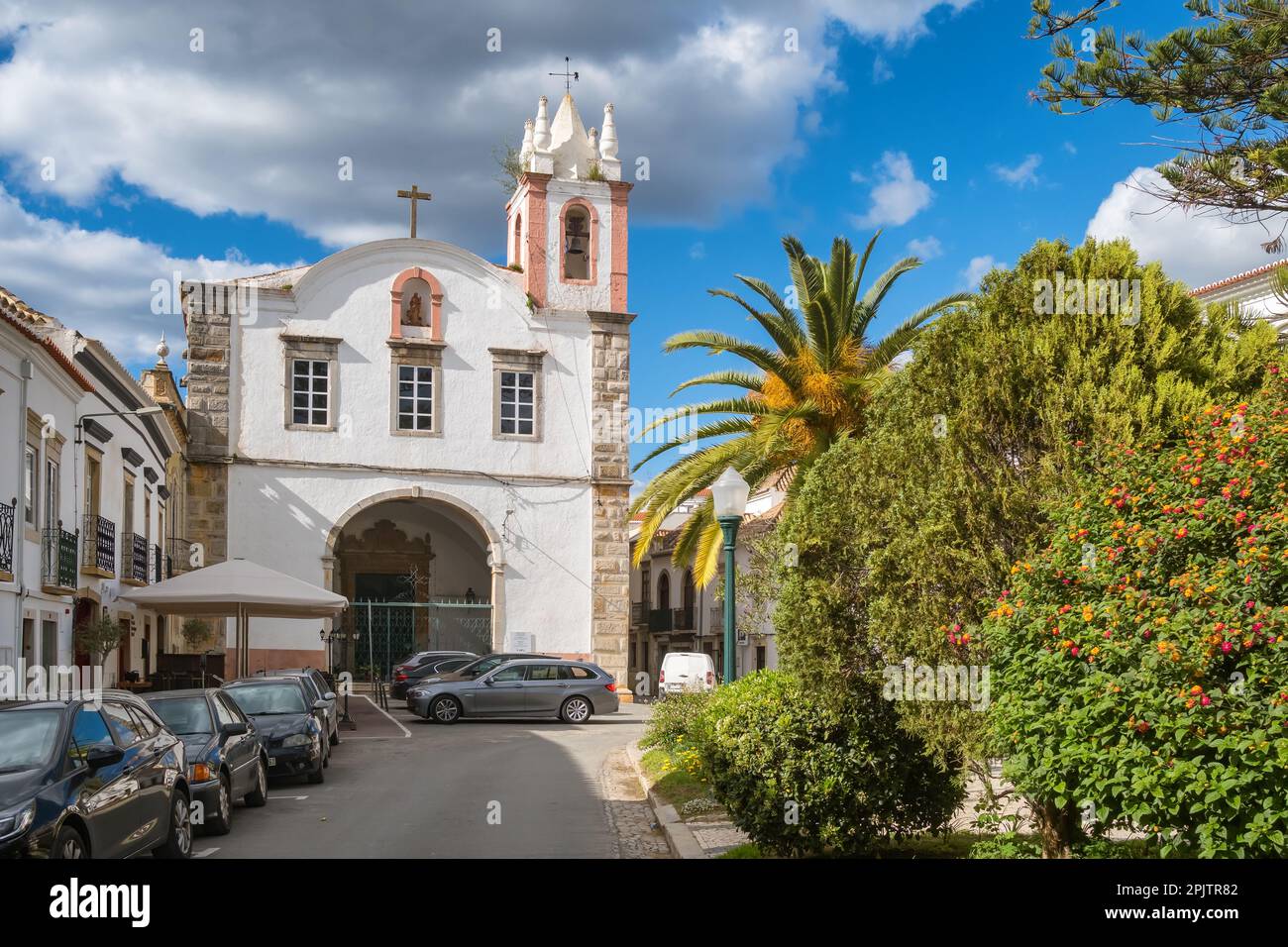 Nossa Senhora da Ajuda church in Tavira town, Algarve, Portugal Stock ...