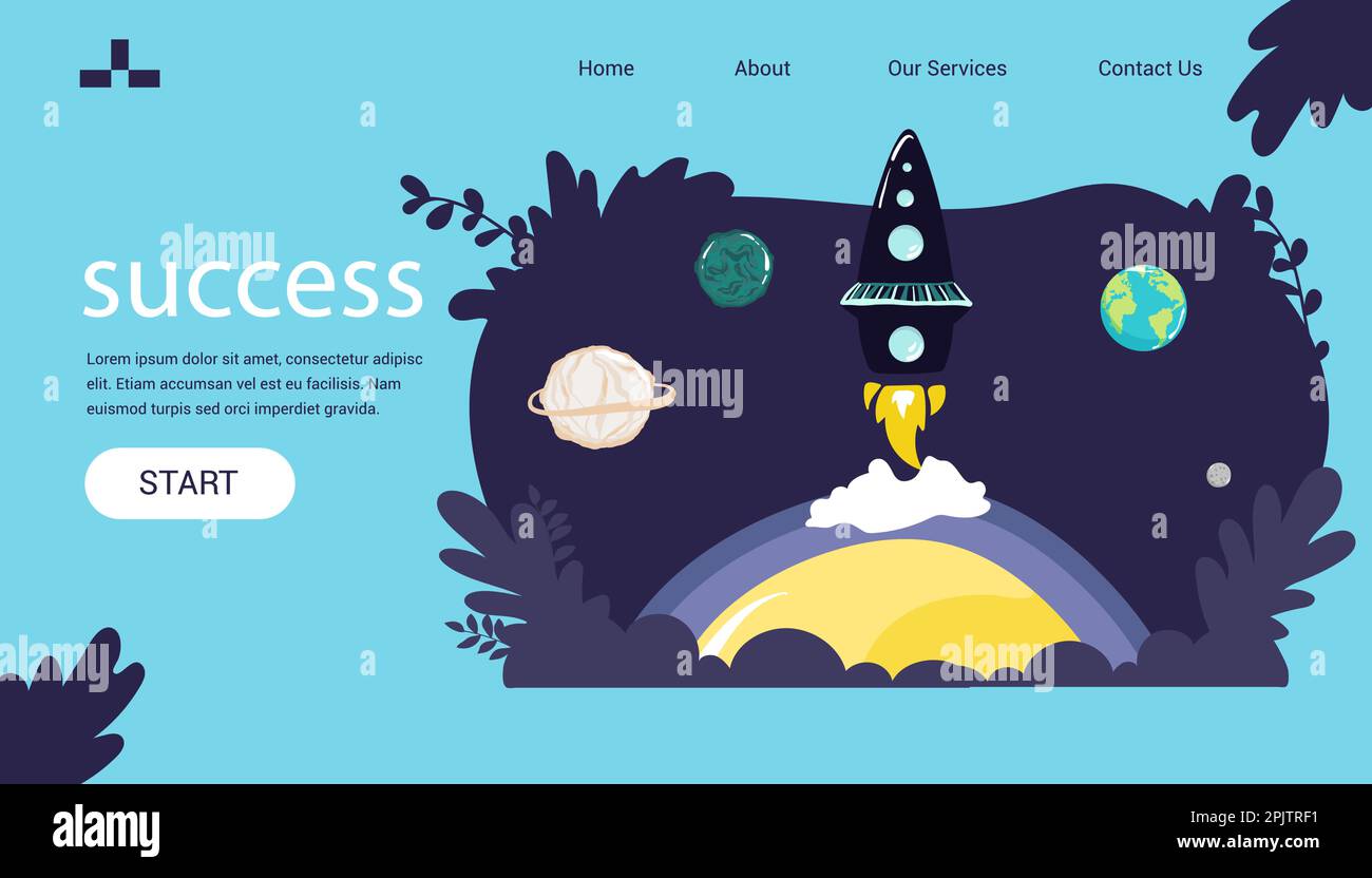 cartoon space backgrounds. Templates for flyers, banners, cards, covers ...