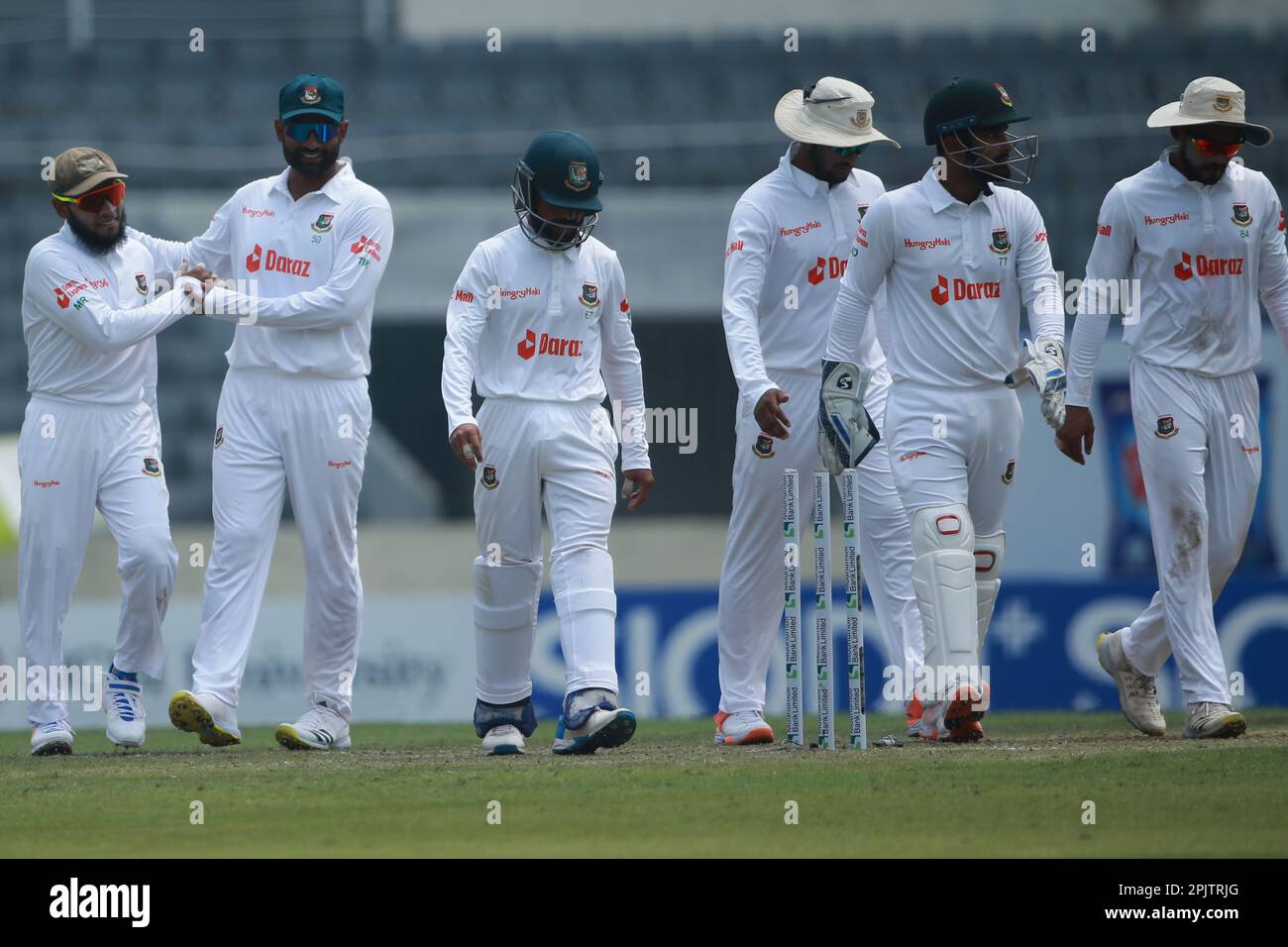 bangladesh team on lunch break during the alone test match between ...