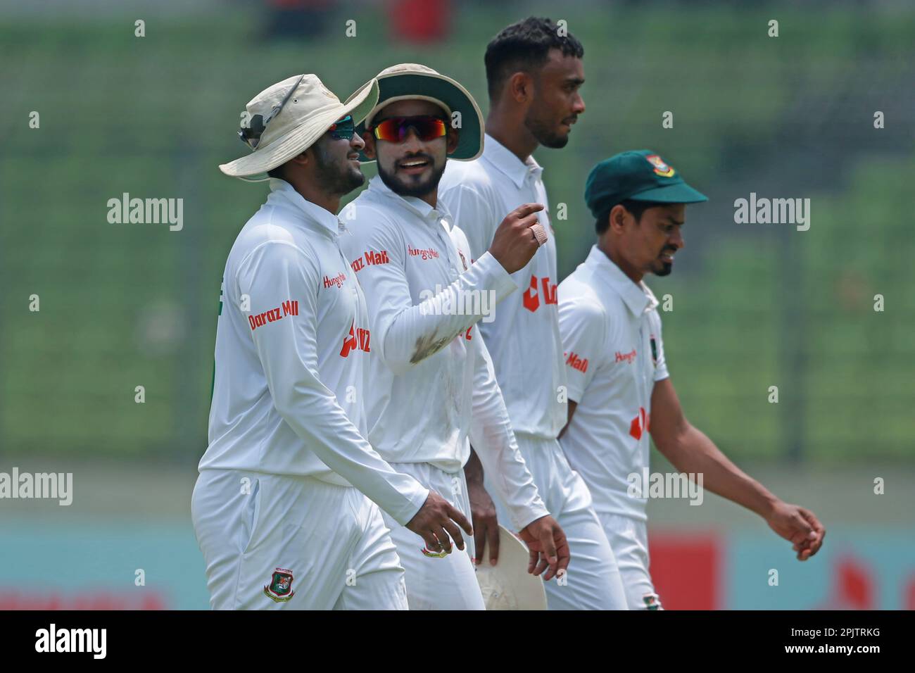 bangladesh team on lunch break during the alone test match between ...