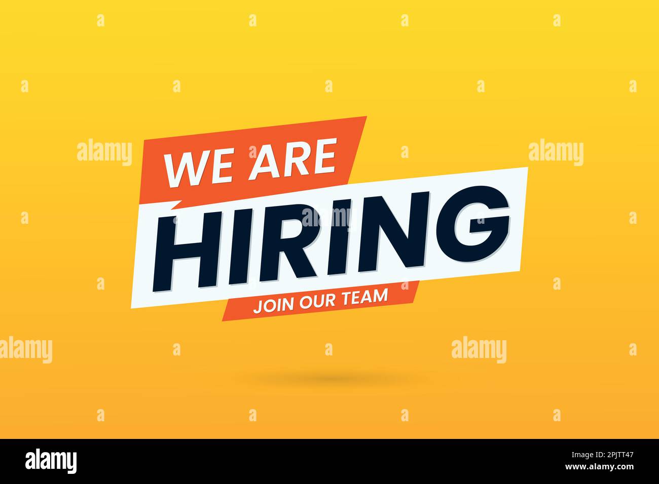 We are hiring banner design Vector Stock Vector Image & Art - Alamy