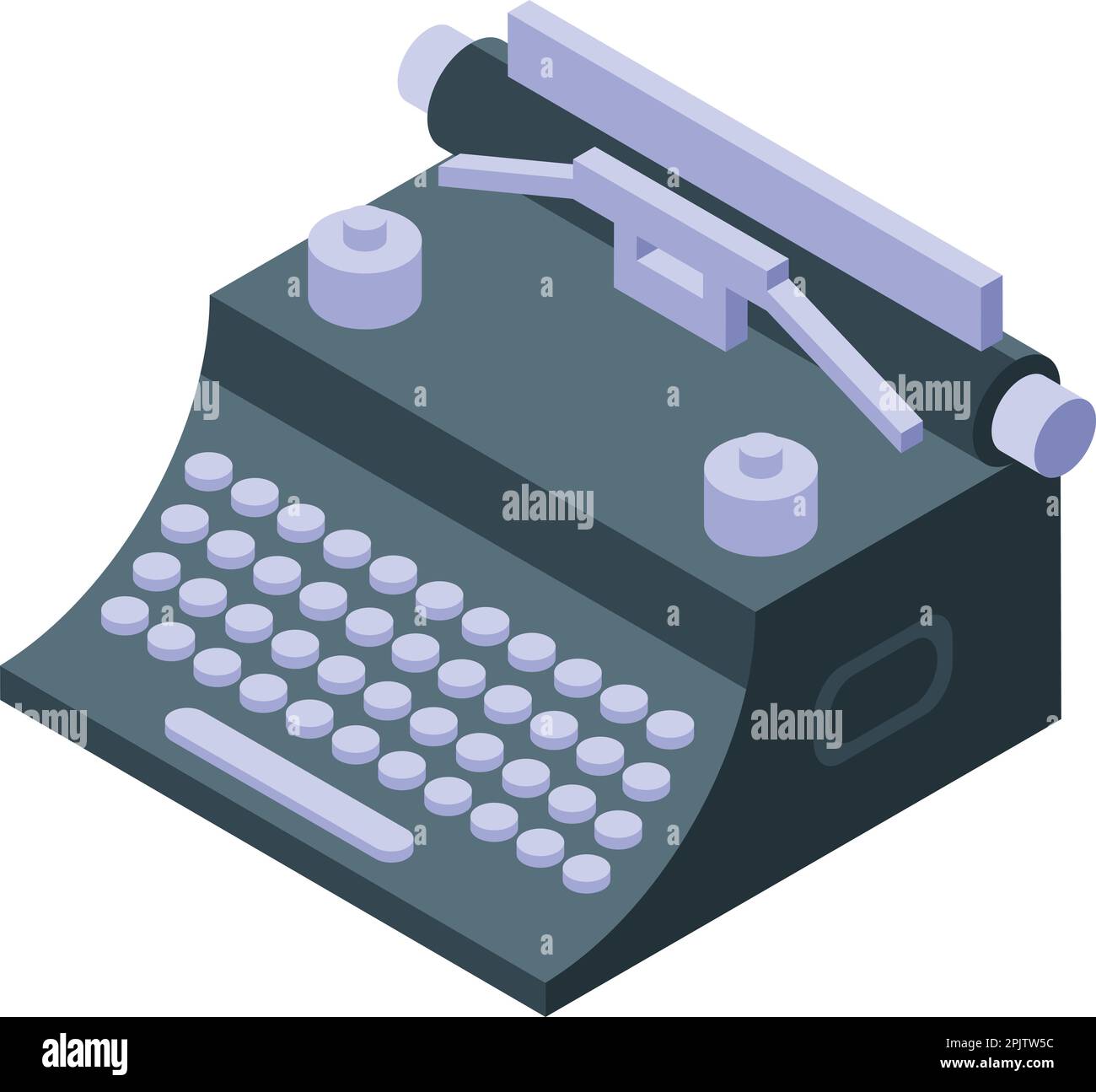 Typewriter blank page Stock Vector Images - Alamy