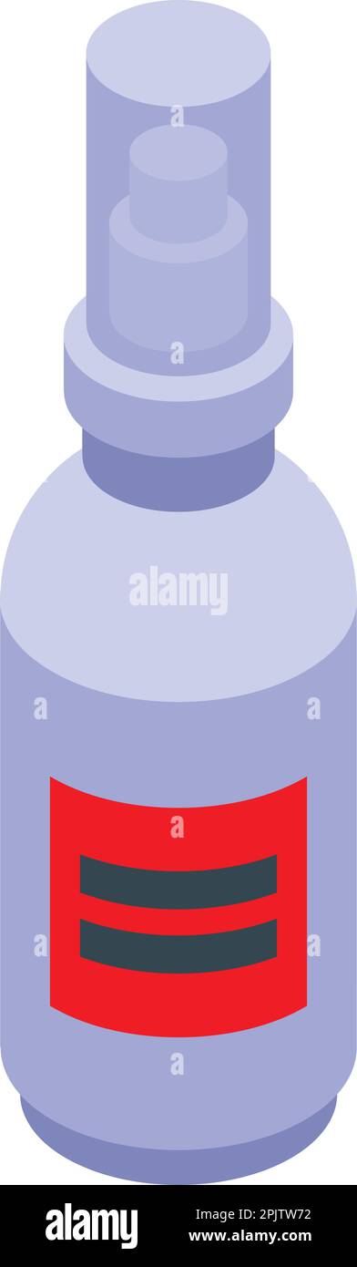 Eyebrow spray icon isometric vector. Eye makeup. Beauty care Stock ...