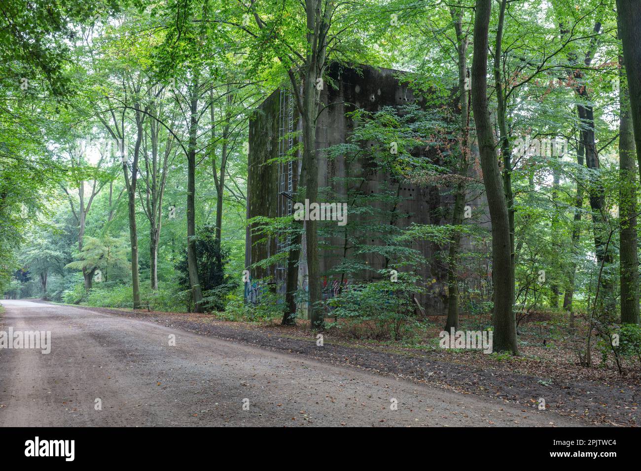 Preserved Second World War air raid bunker in historic 19th century ...
