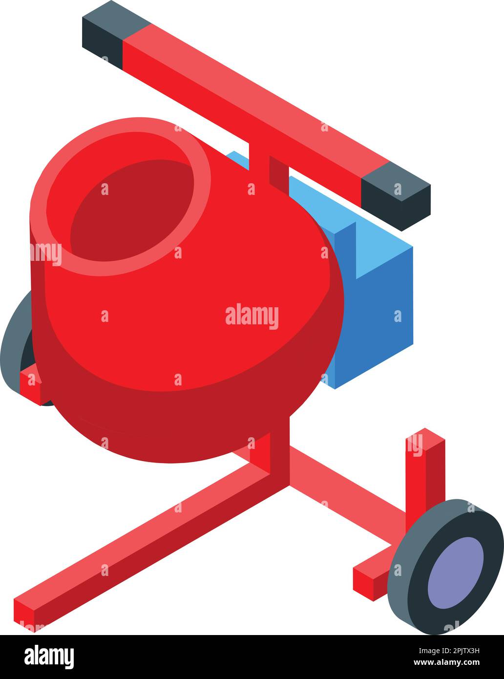 Concrete mix pile Cut Out Stock Images & Pictures - Alamy