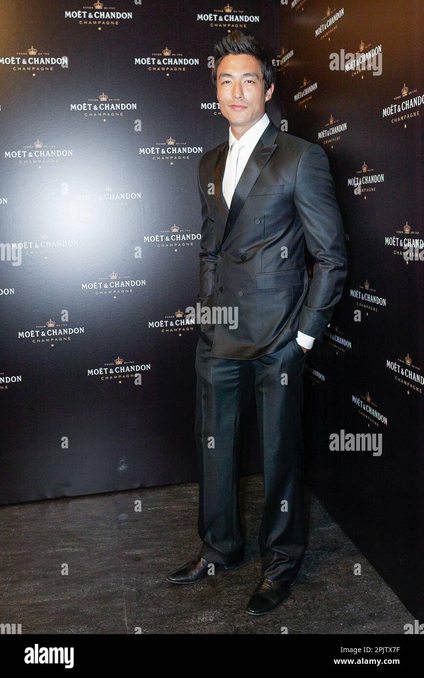 Daniel Phillip Henney, the US-actor based in South Korea, at the Moet ...