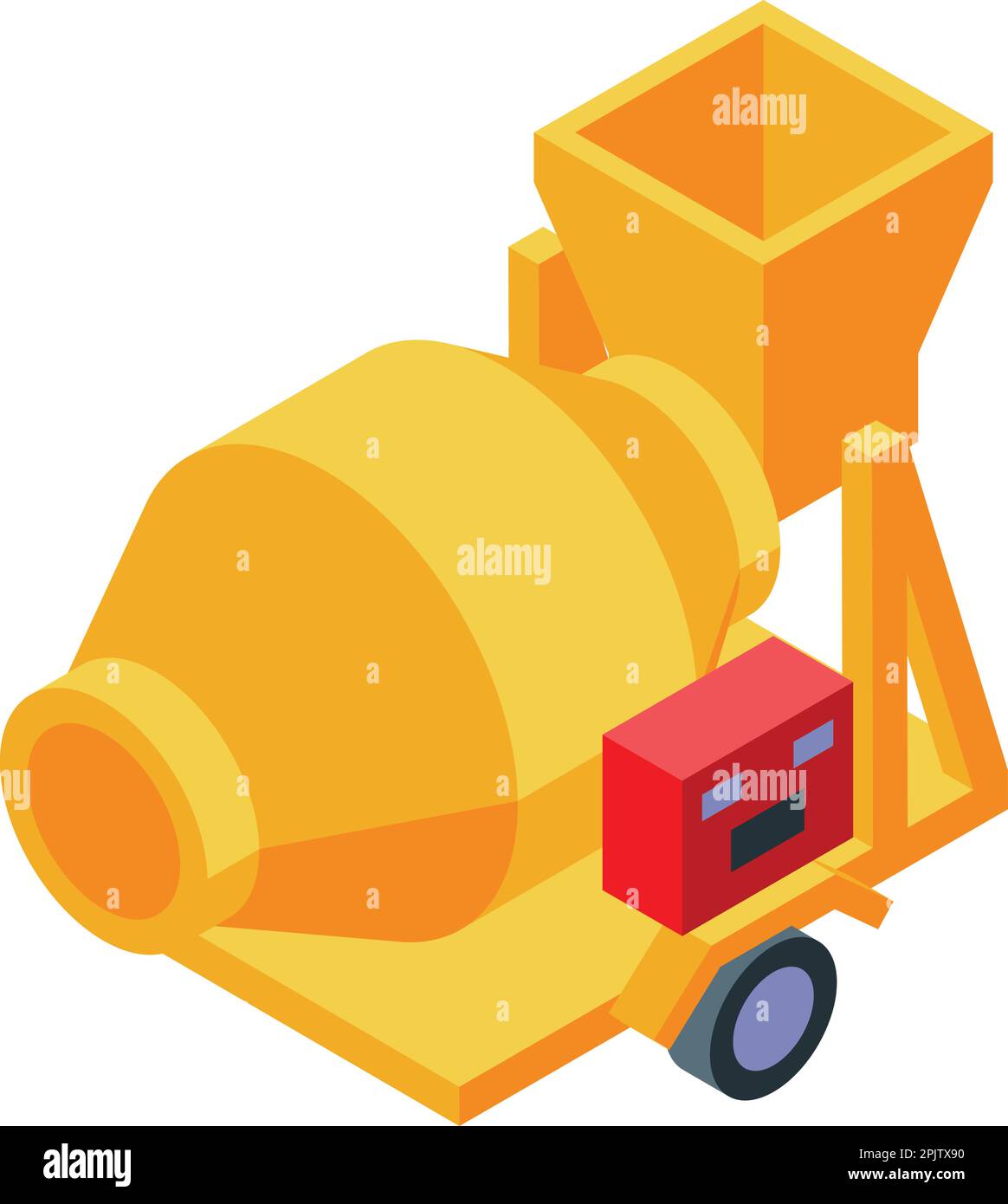 Interior of cement mixer Stock Vector Images - Alamy