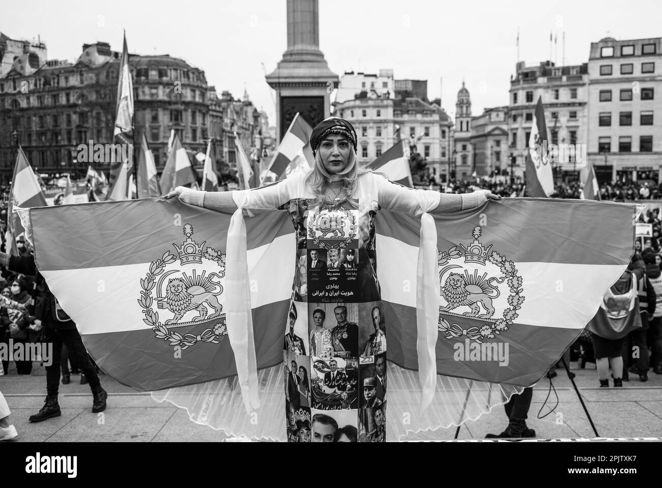 British-Iranians and supporters marched through central London to ...