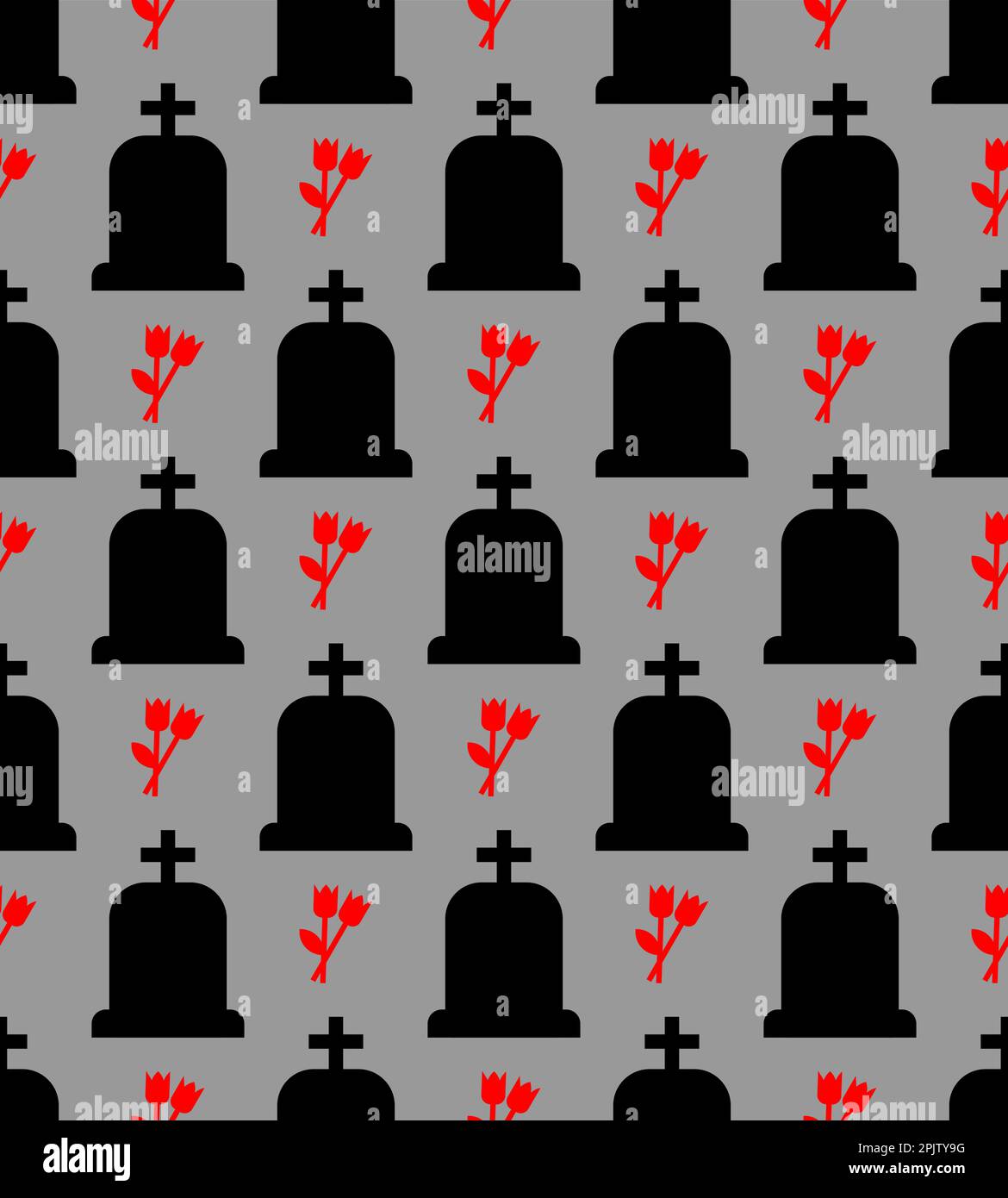 Mourning for Dead pattern seamless. Sorrow texture. Funeral background ...