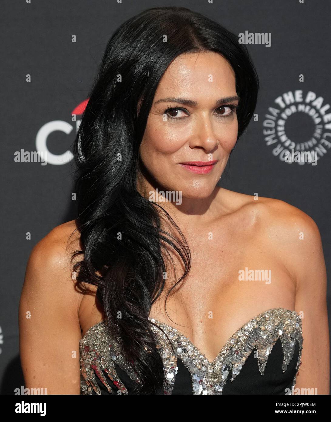 Los Angeles, USA. 03rd Apr, 2023. Simone Kessell arrives at The PaleyFest 2023, YELLOWJACKETS ...