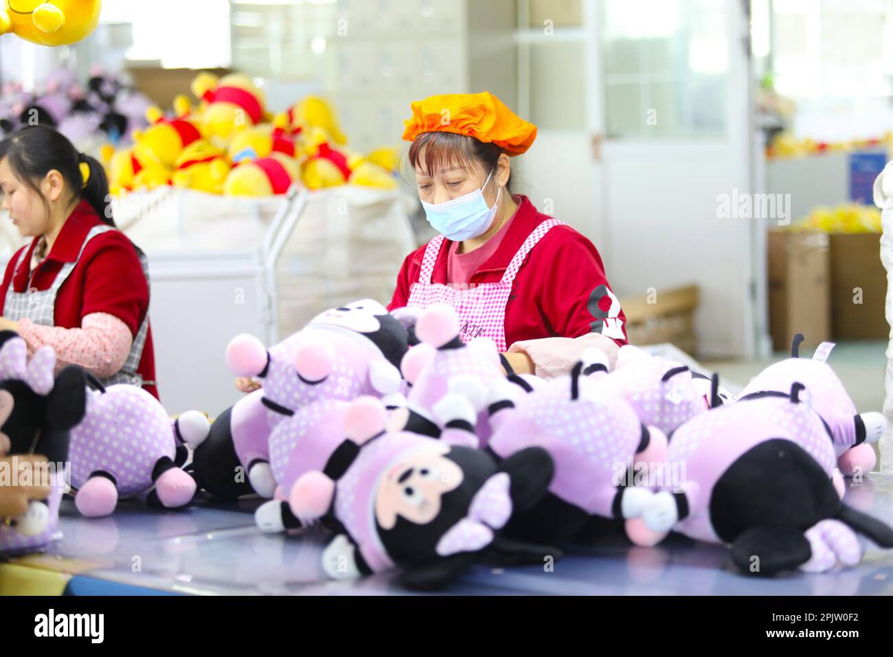 CHONGQING, CHINA - APRIL 4, 2023 - Workers make toys for export to ...